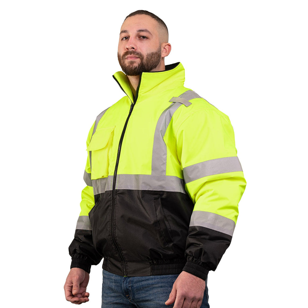 1320E Econo Black-Bottom Bomber – Duty Bound Leather